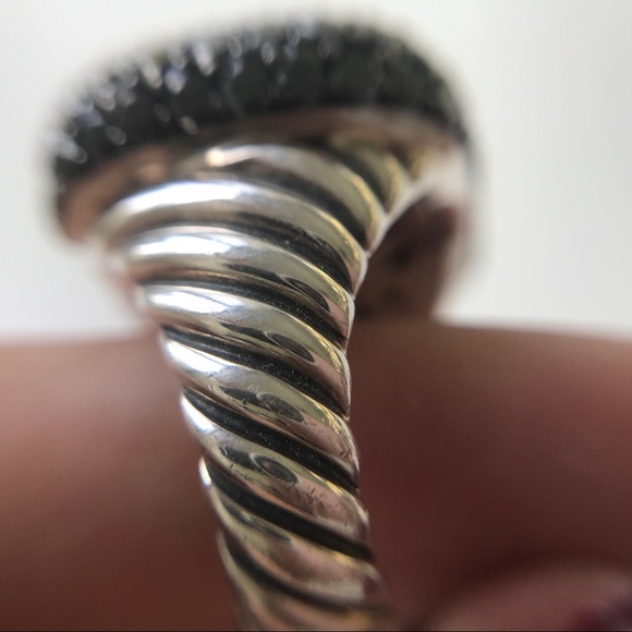 David Yurman | Jewelry | David Yurman Ruby Black Diamond Ring 8k Gold ...